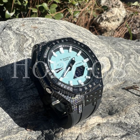 G-Shock | Accessories | Custom Made Mods Casioak Watch Ga207a Black ...